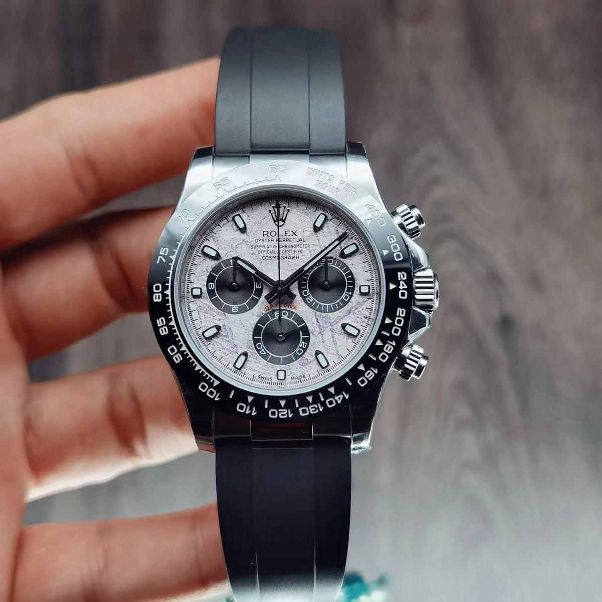 Rolex meteorite dial face China 7750 chronograph Daytona watch ...
